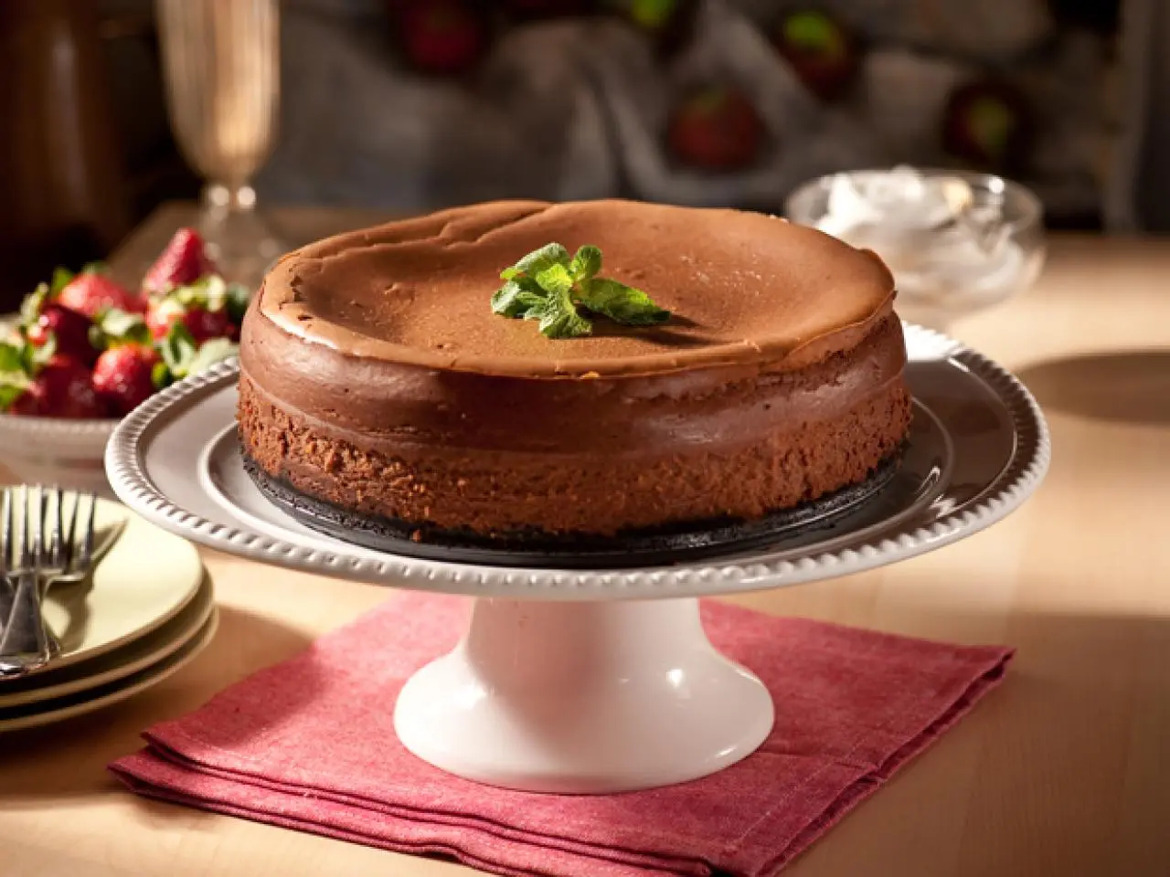how to cook that chocolate cheesecake